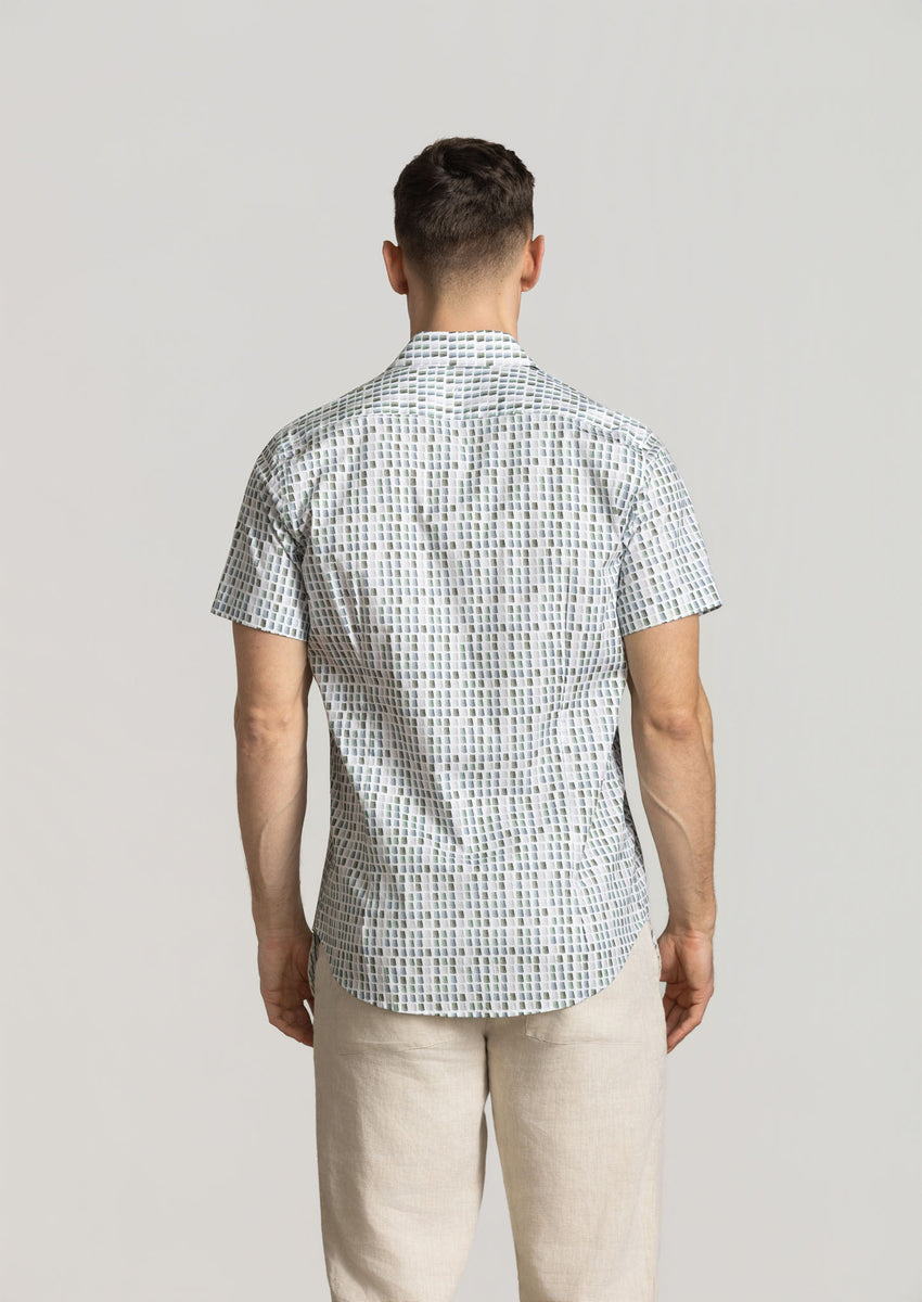 Brody Short Sleeve Shirt: Avocado – Cutler & Co